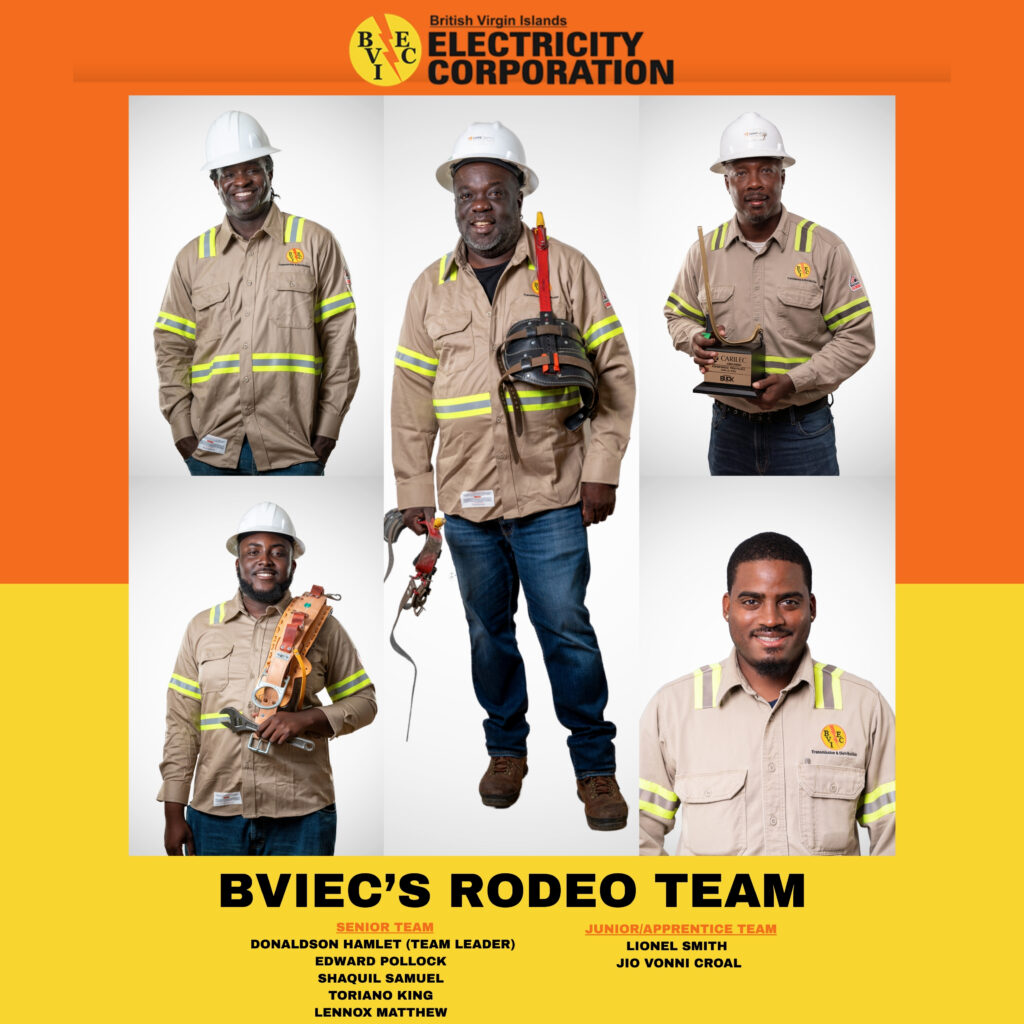 BVIEC ANNOUNCES TEAM FOR 2025 CARILEC LINEWORKERS RODEO - British ...
