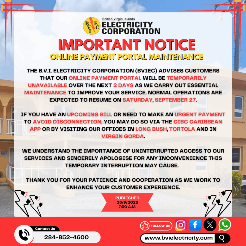 Customer Service - British Virgin Islands Electricity Corporation